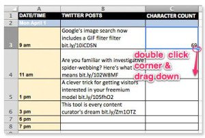How to Check Tweet Length from an Excel Editorial Calendar ...