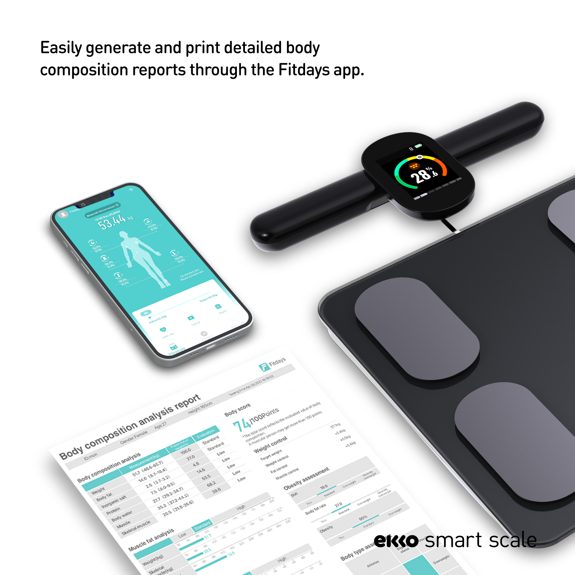 Ekko Smart Body Fat Scale: The Future of Health Management in a Single ...